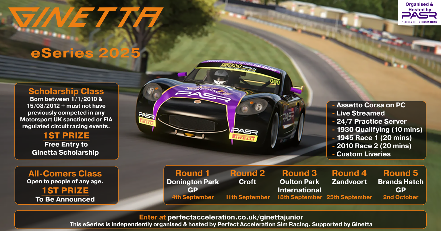 Ginetta Junior | Perfect Acceleration Sim Racing